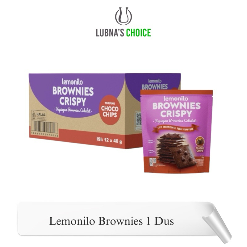 Lemonilo - Crispy Brownies 1 Box | Shopee Malaysia