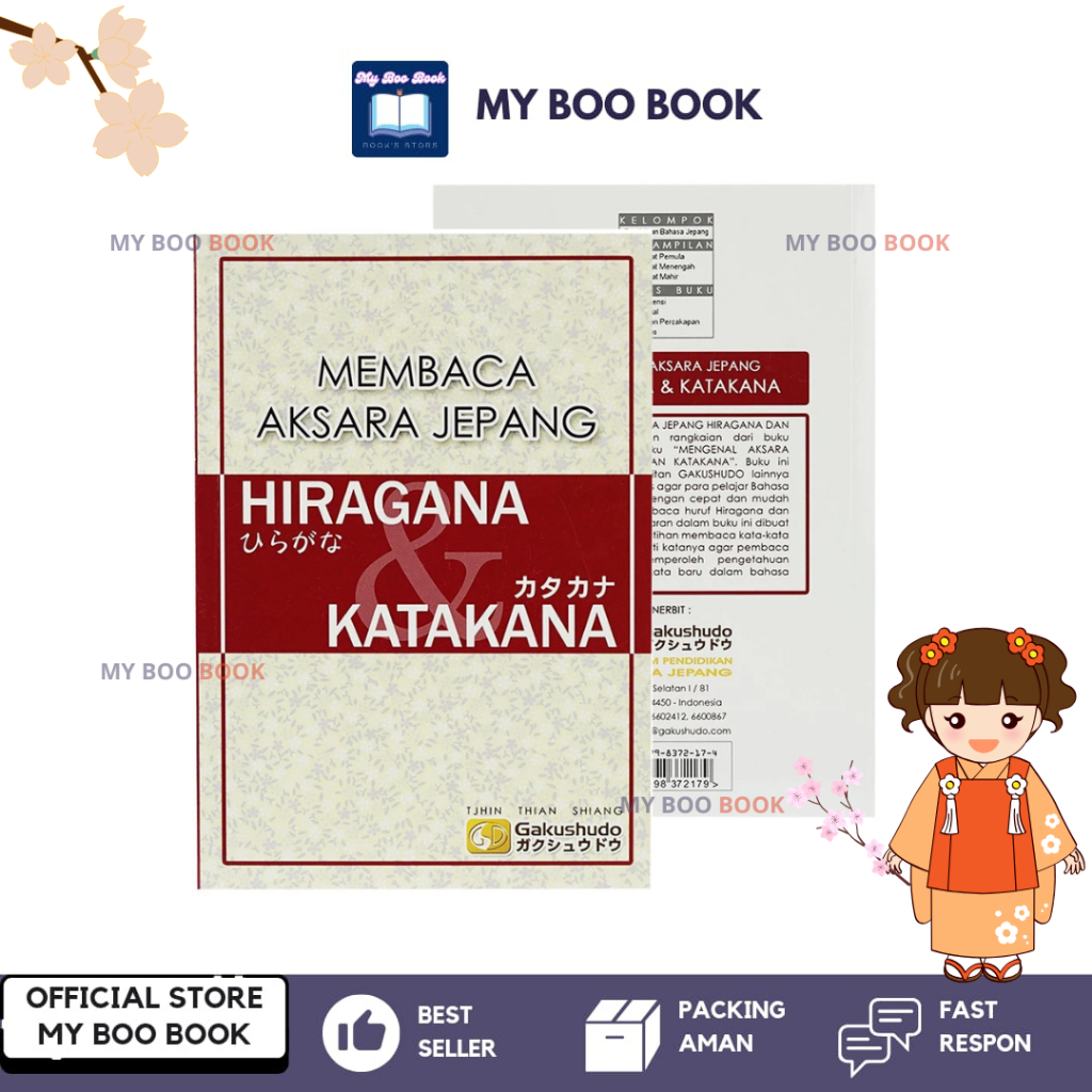 Hiragana & Katakana Japanese Script Reading Book Gakushudo Method ...
