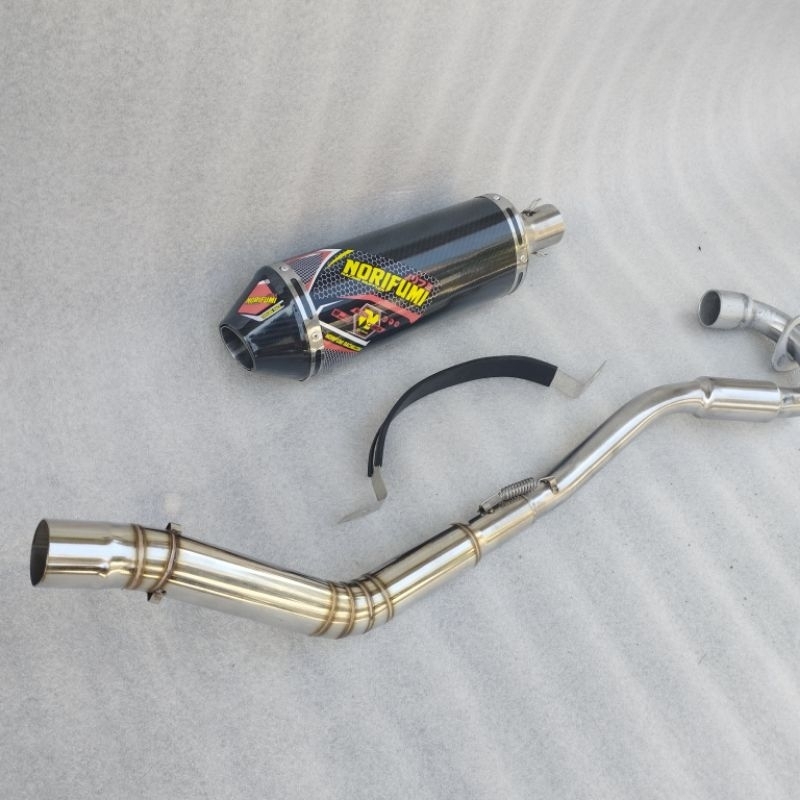 Exhaust Open Spec Norifumi Carbon 38mm For Dmx R 150 Ksr110 DTM150 ...