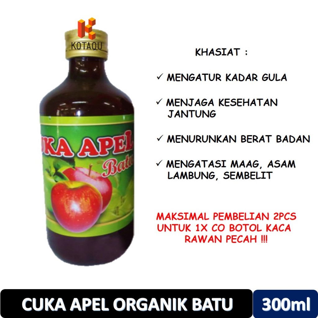 Malang Batu Original Organic Apple Cider Vinegar | Shopee Malaysia