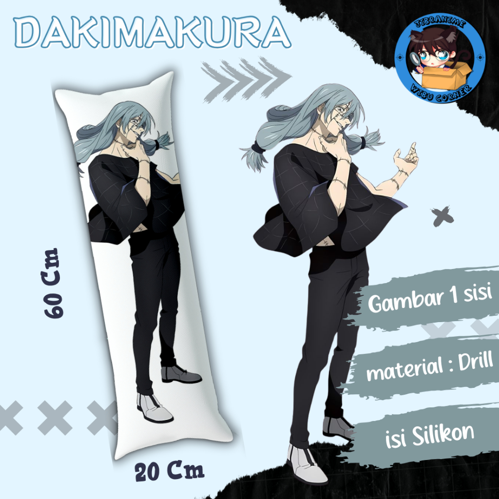 Climbmakura / anime roll mahito jutsu kaisen 60x20 cm already filled ...