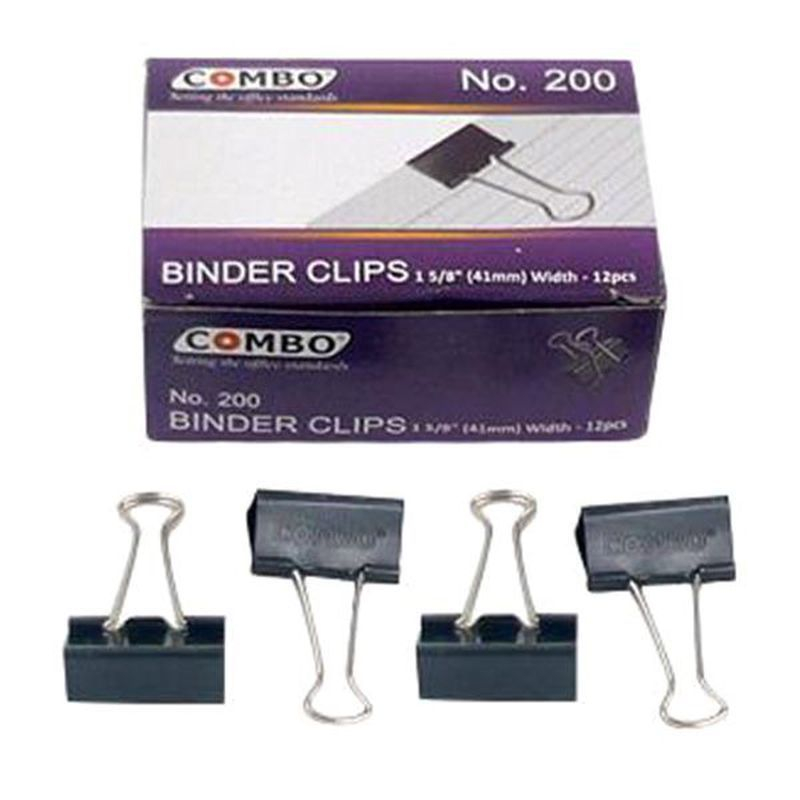 Binder Clip 200 Document File Clips/LARGE | Shopee Malaysia