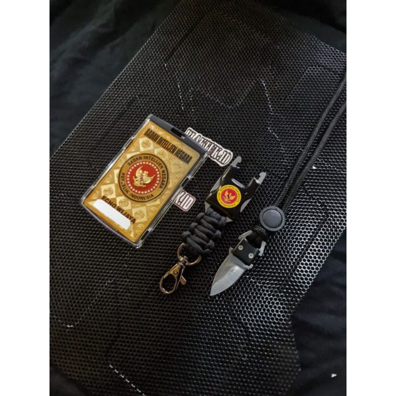 State INTELLIGENCE AGENCY id card Lanyard Full set complete with ...