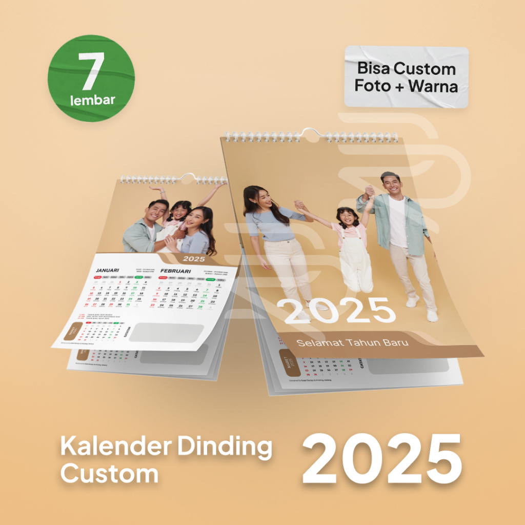 7 Sheet Custom 2025 Wall Calendar - Custom 2025 Wall Calendar - 7 Sheet ...