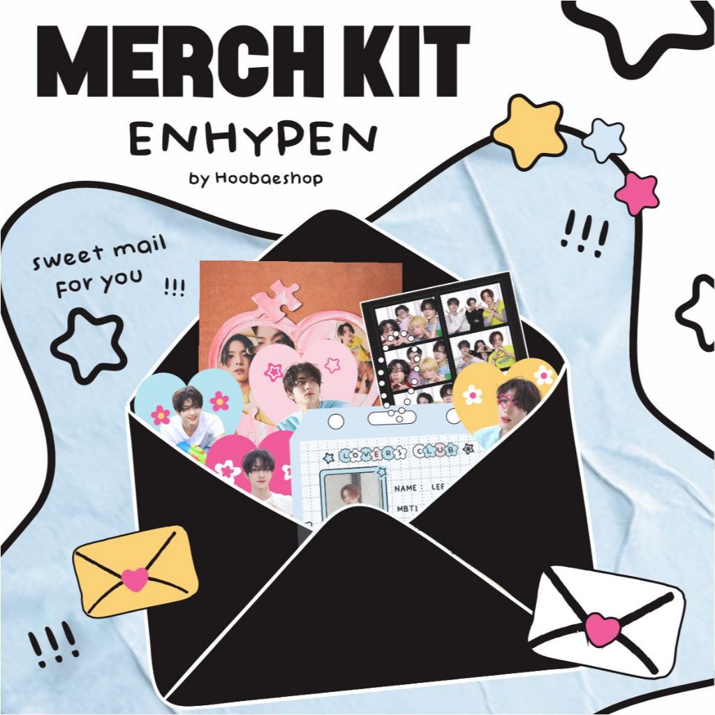 (PACKING Box) MERCH KIT ENHYPEN - ROMANCE UNTOLD II FANMADE | Shopee ...