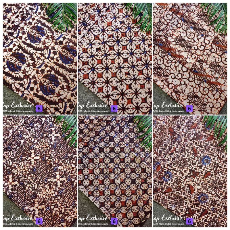 Batik Fabric Cap Remekan Sogan Garutan Cap Kebat Batik | Shopee Malaysia