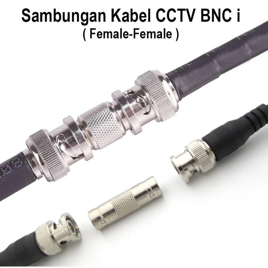Bnc i Female-Female CCTV Cable Connection Connector | Shopee Malaysia