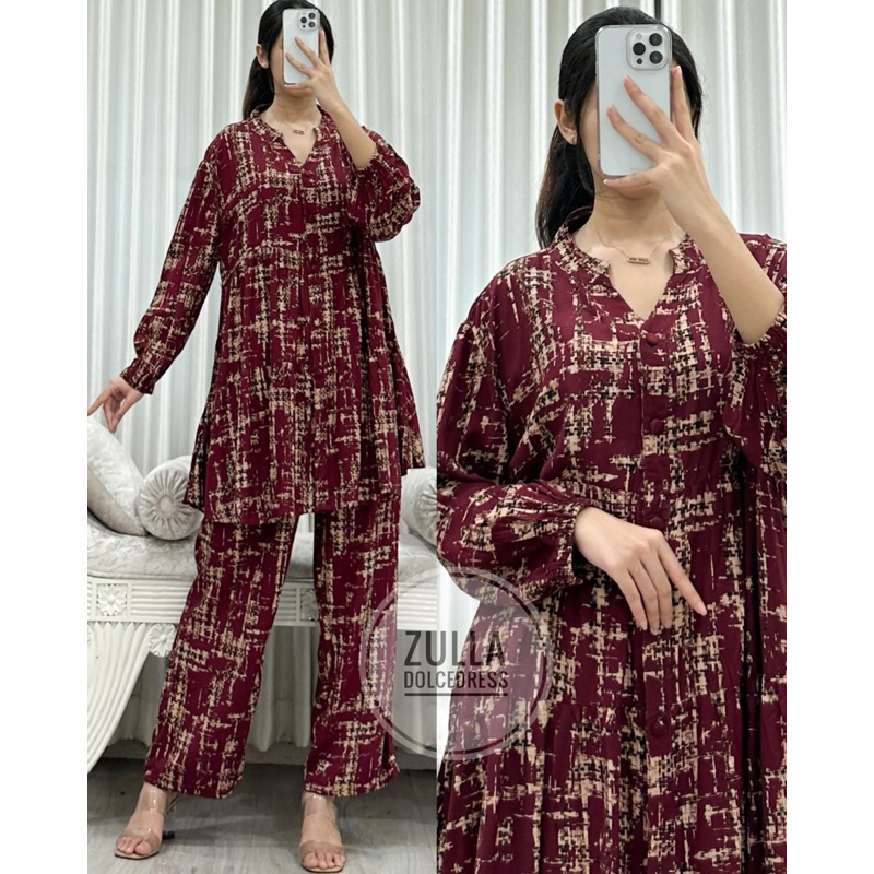 Dolce Arab Negligee ZULLA Suit Busui Pregnant Women's Pajamas | Shopee ...