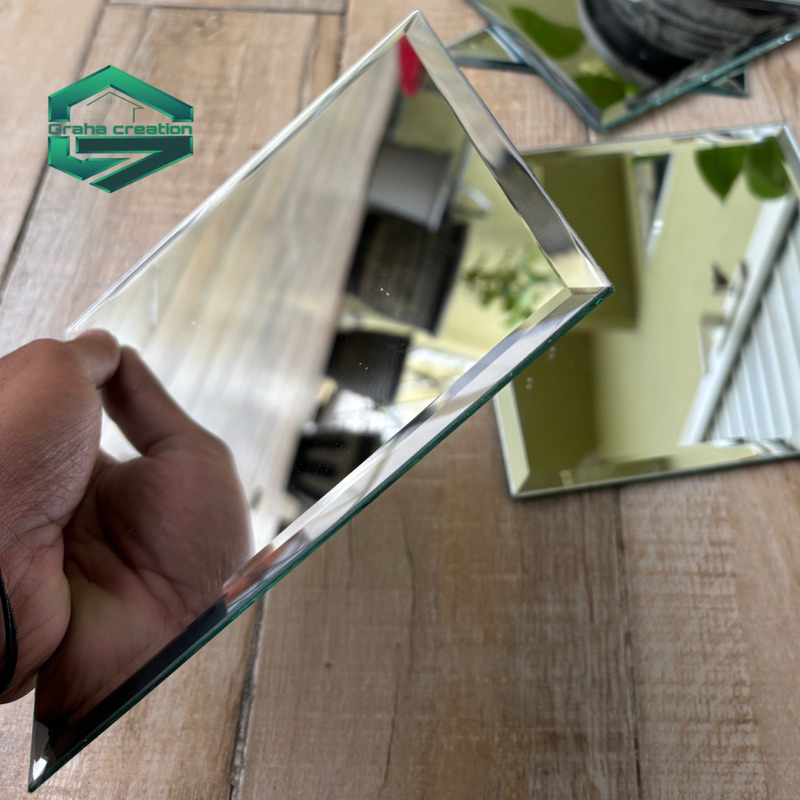 Ready 20x20 bevel mirror glass bevel molding mirror 3mm thick glass ...