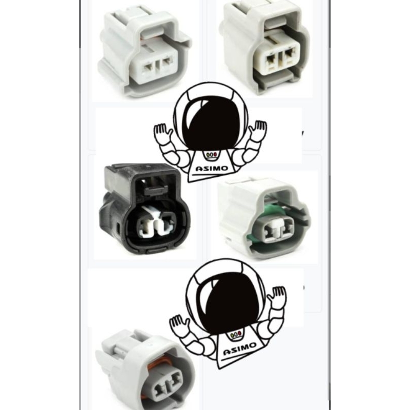 2 pin socket Original Original Toyota Lexus Camry Crown fortuner innova ...