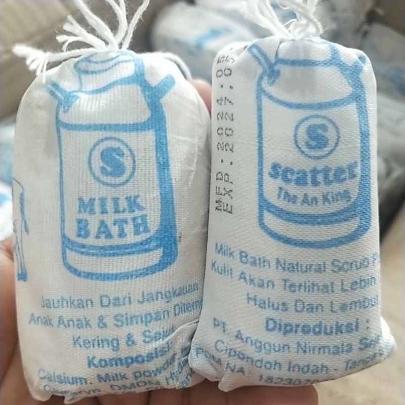 Milk bath volume 130 gr bpom SCATTER THE AN KING % indonesia / milk ...