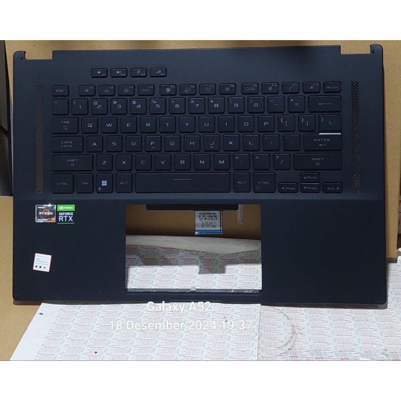 Asus ROG Flow X16 GV601 GV601R GV601RE Palmrest Top Cover Keyboard ...