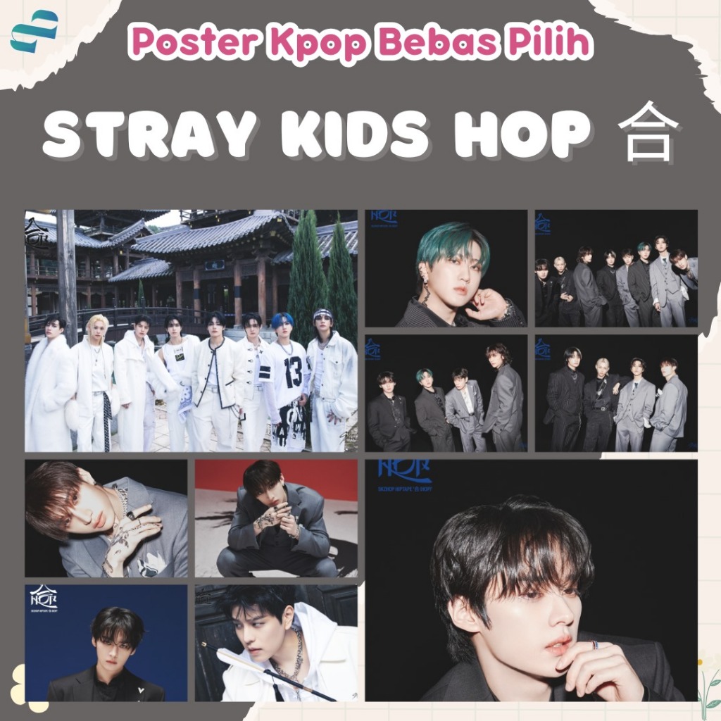 Stray KIDS HOP Poster - Kpop Poster A4 A5 A6 (Part 2) | Shopee Malaysia