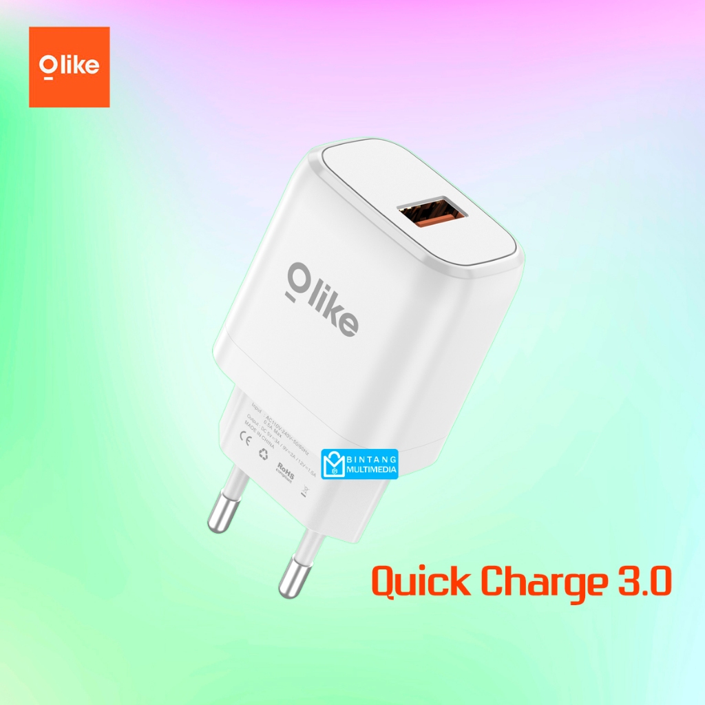 Olike HP Charger Fast Charging 18W Quick Charge 3A Mobile Phone Adapter ...