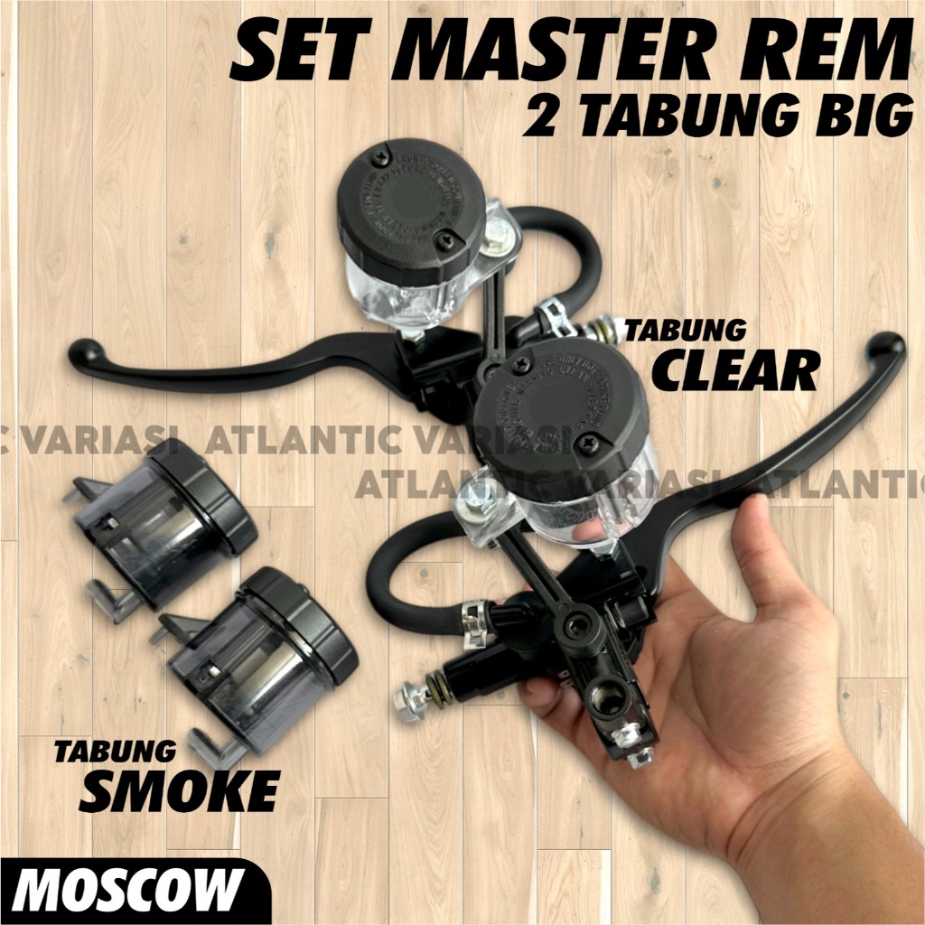 Brake MASTER MOSCOW DOUBLE TUBE UNIVERSAL NMAX PCX XMAX VARIO 160 ABS VIXION NINJA CBR TIGE MEGA ...