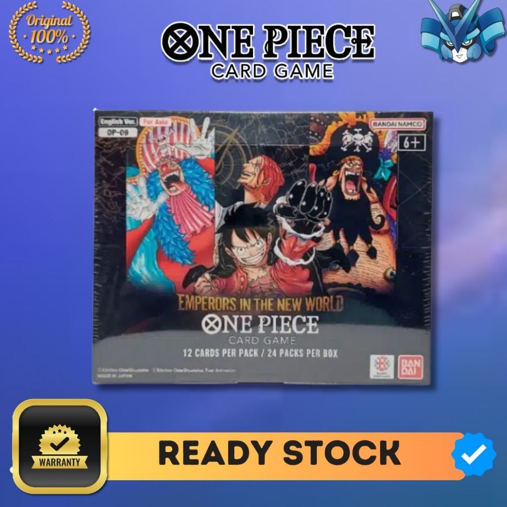 One Piece Card Game OP-09 / OP09 Booster Box The Four Emperors | Shopee ...