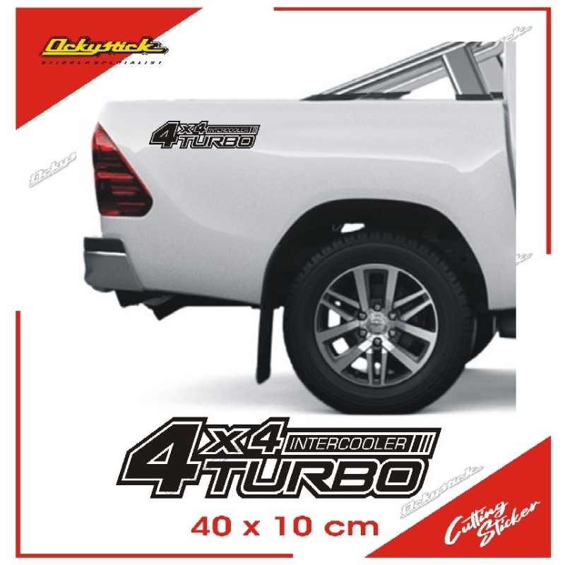 Cutting sticker 4x4 Turbo Intercooler car sticker | Shopee Malaysia