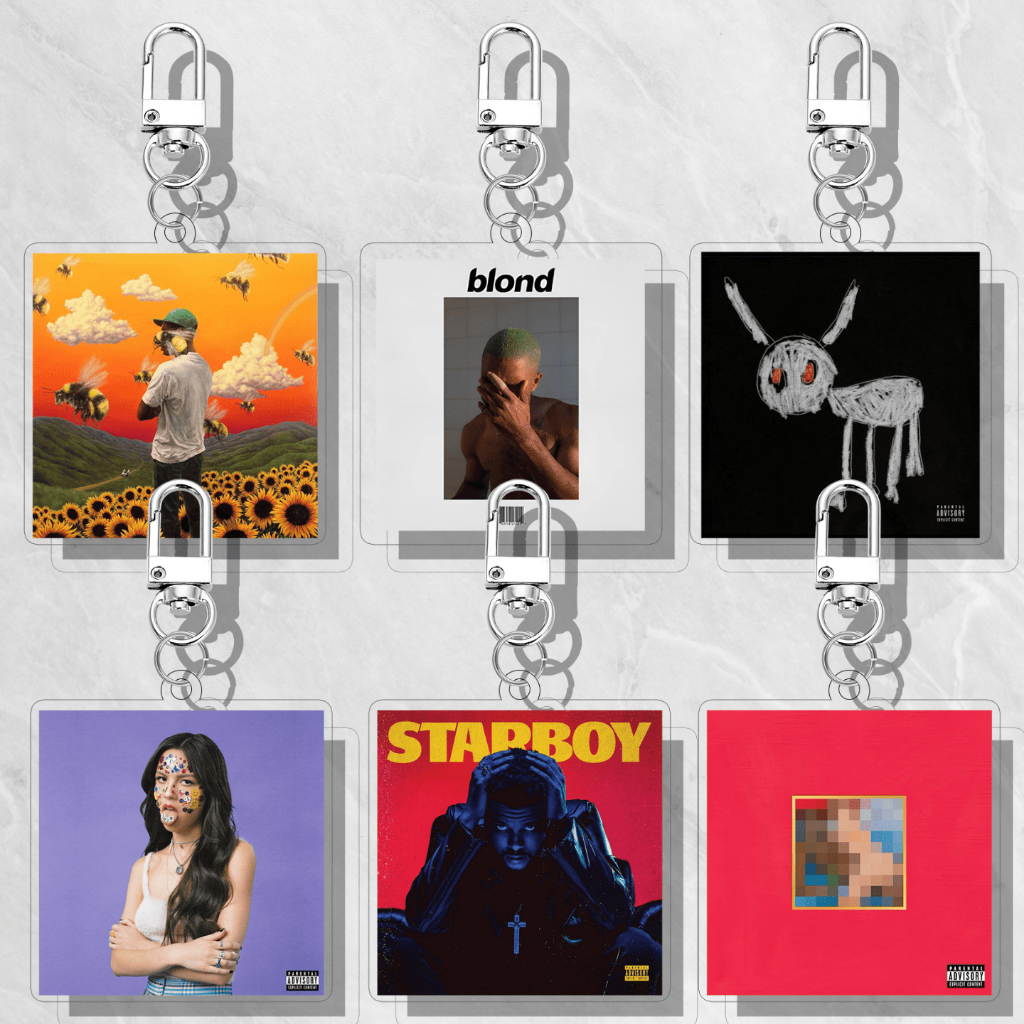 GANTUNGAN [CUSTOM] Acrylic Music Album Keychain | Music Album Acrylic ...