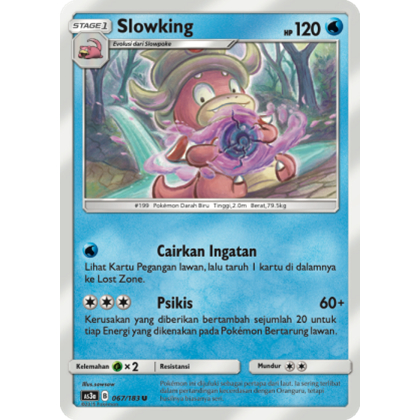 Pokemon TCG INDONESIA SLOWKING AS3A 067/183 | Shopee Malaysia