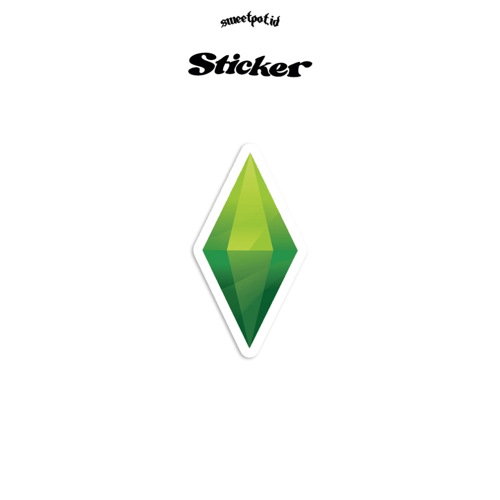 Aesthetic STICKER "THE SIMS EDITION" / HELMET STICKER / LOCAL BRAND ...