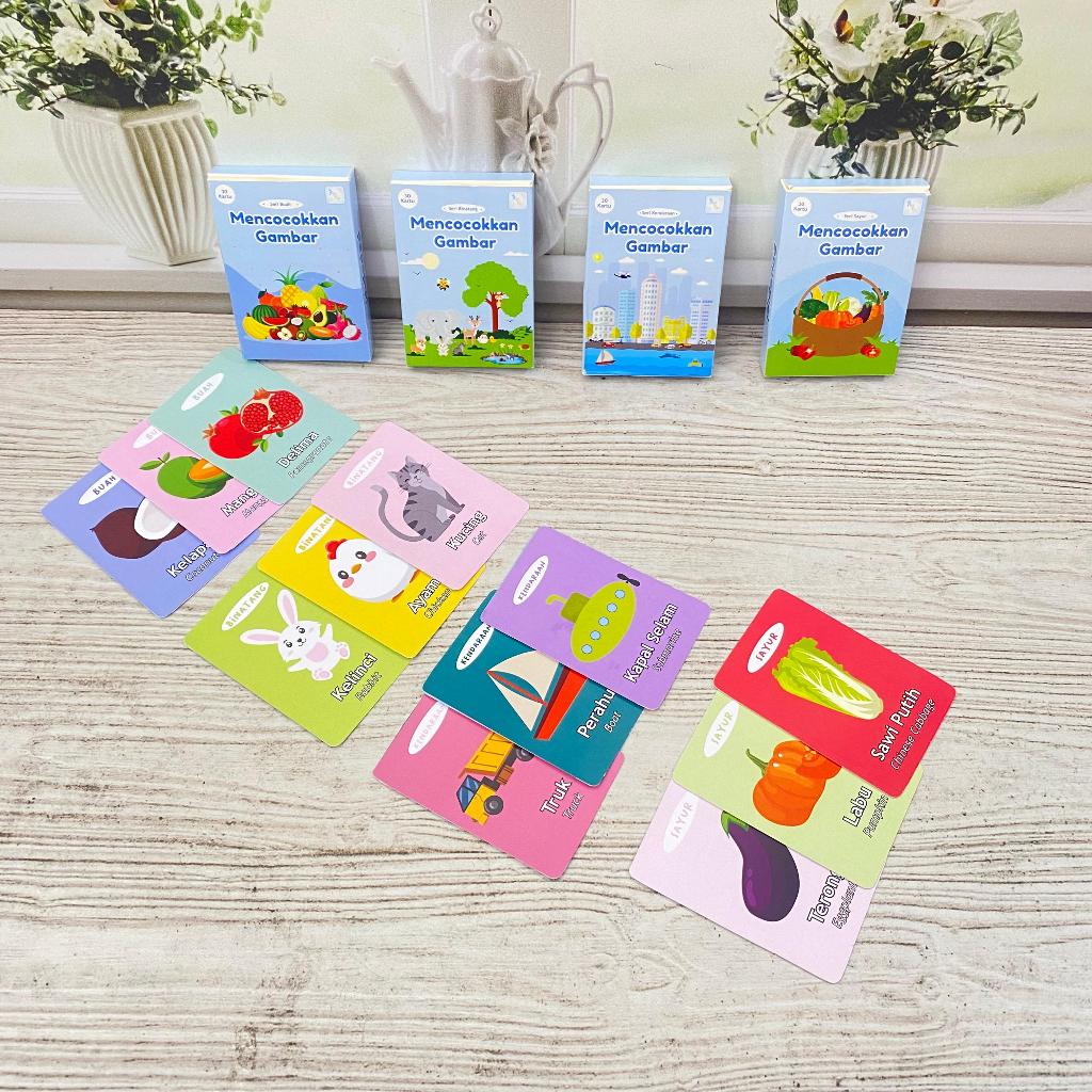 Flashcards Smart Children's Educational Card Toys with Pictures 1 Pack ...