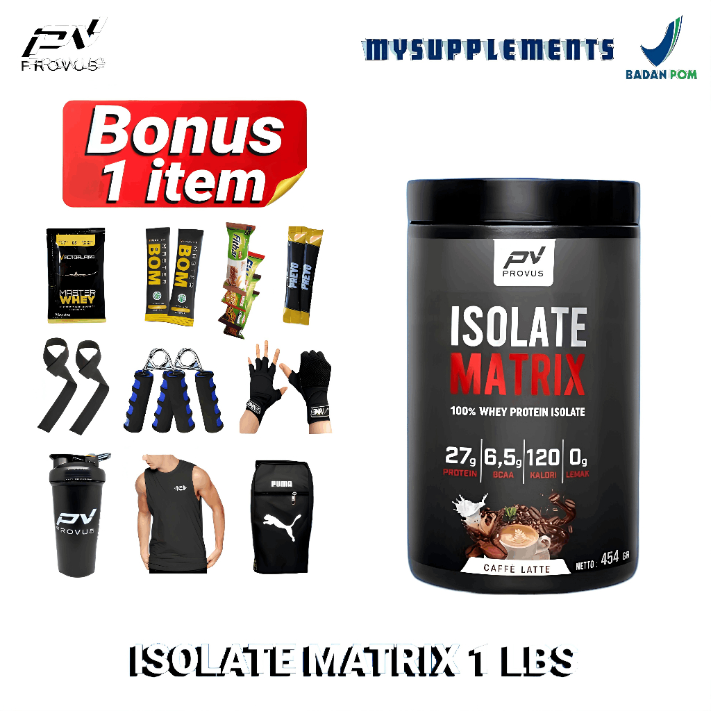 Provus Isolate matrix 1lbs 15 servings 100% Whey Protein Isolate ...