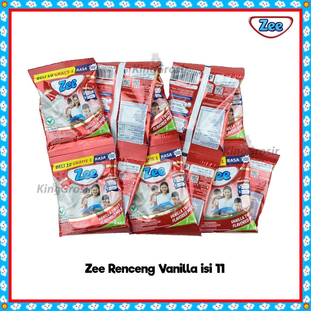 Zee Milk Sachet 38gr contains 10 pcs / zee Renceng /zee joint | Shopee ...