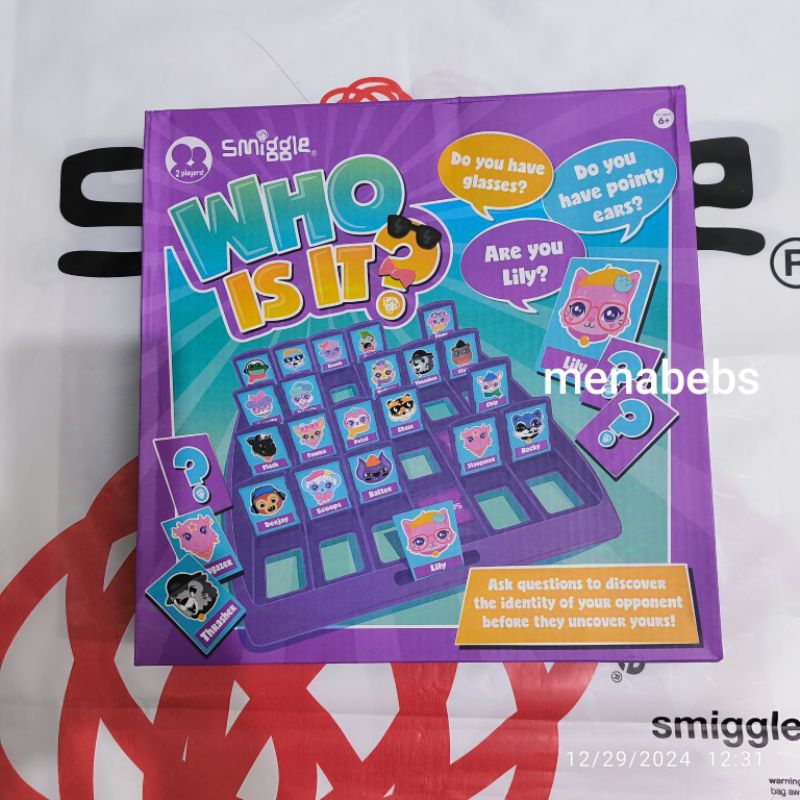 Smiggle Stack Em Stacking Game / Who is it Board Game ori store | Shopee Malaysia