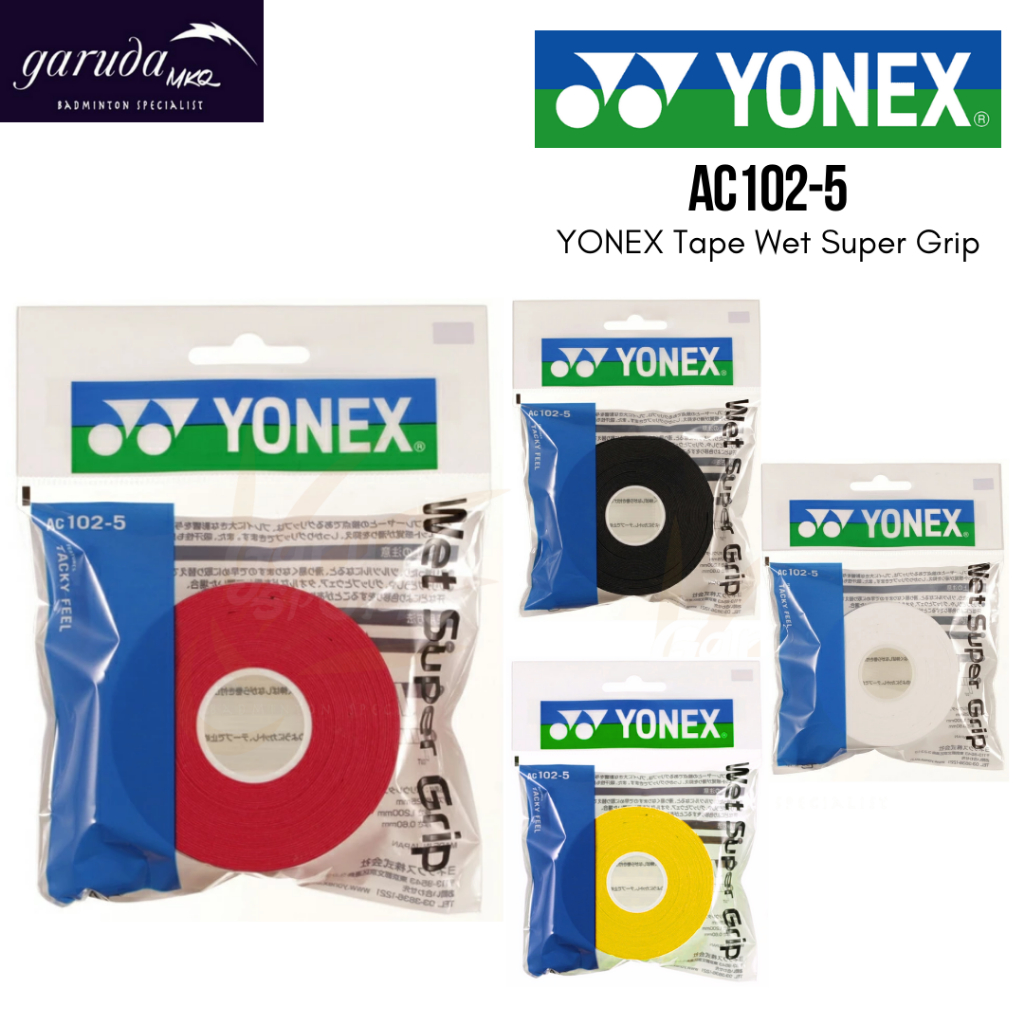 Yonex AC 102 5 Badminton Grip / Yonex AC102-5 Grip Yonex JP CODED Grip / Yonex AC102-5 Wet Super ...