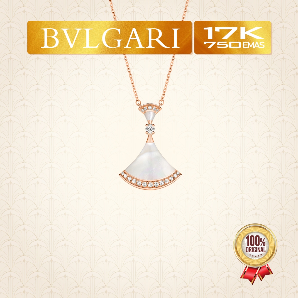MERAH Bulgari 17K real gold/100% 0original Bulgari Divas Dream Bvlgari ...