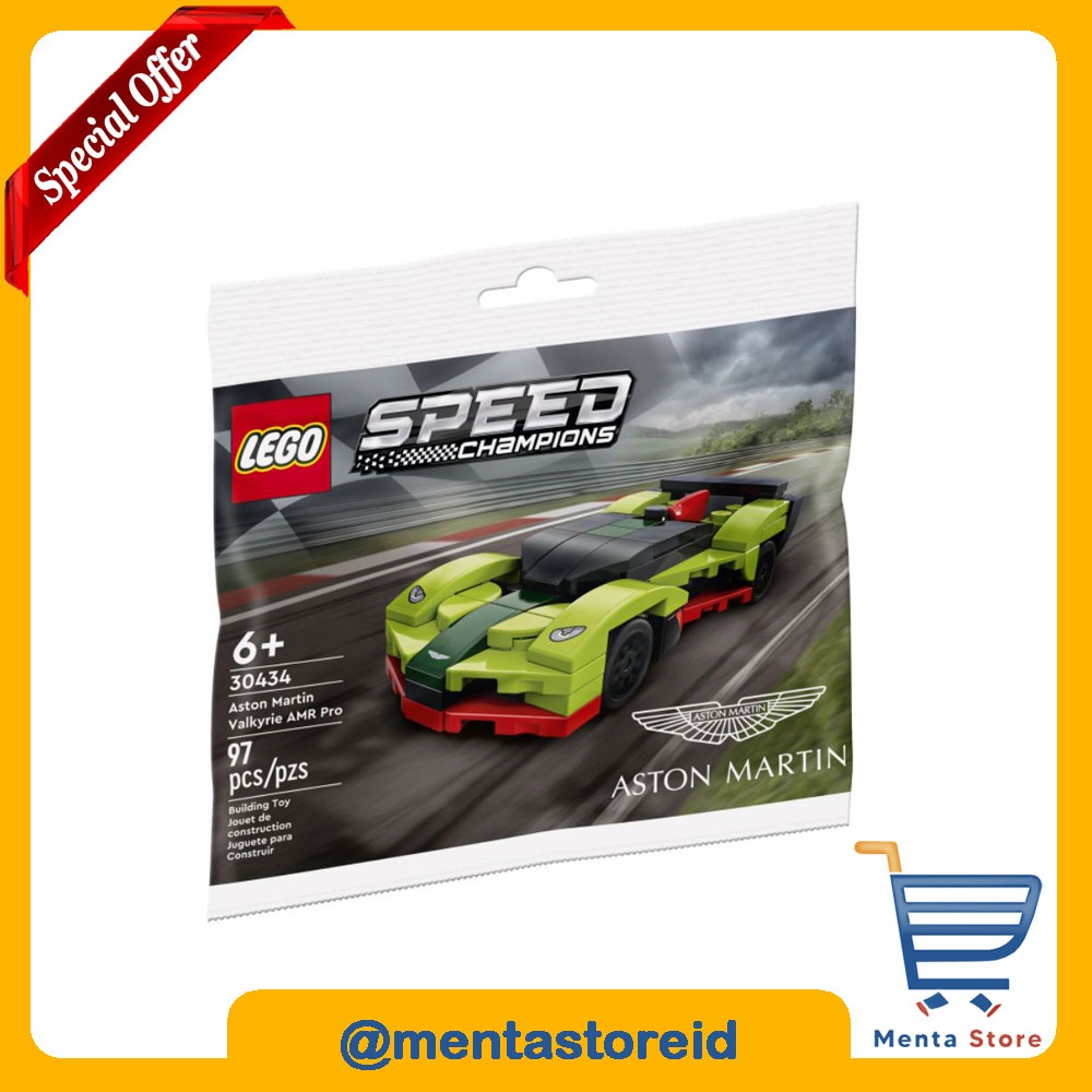 Lego Speed Champions 30434 Aston Martin Valkyrie AMR Pro Polybag MISP ...