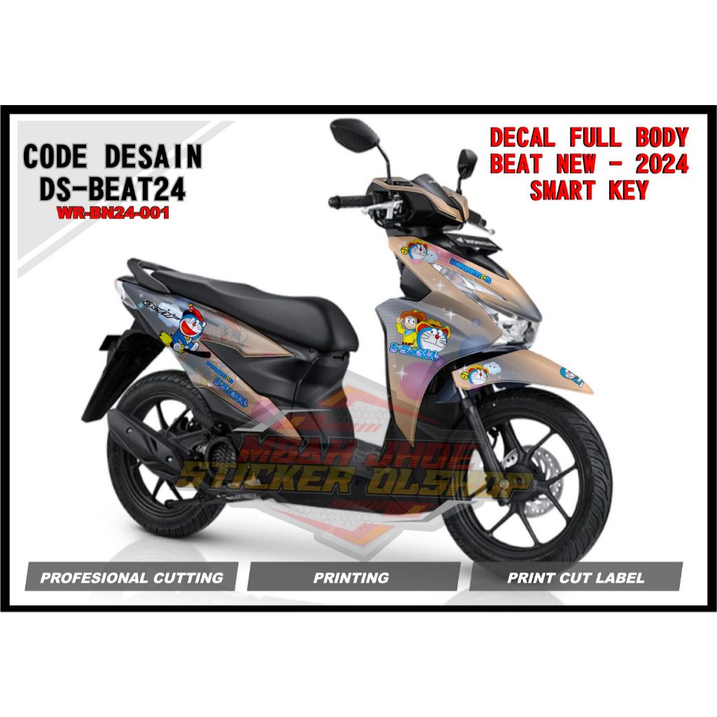 Decal Sticker Beat CBS Deluxe Street Smart Key Remote Full Body 2024 ...