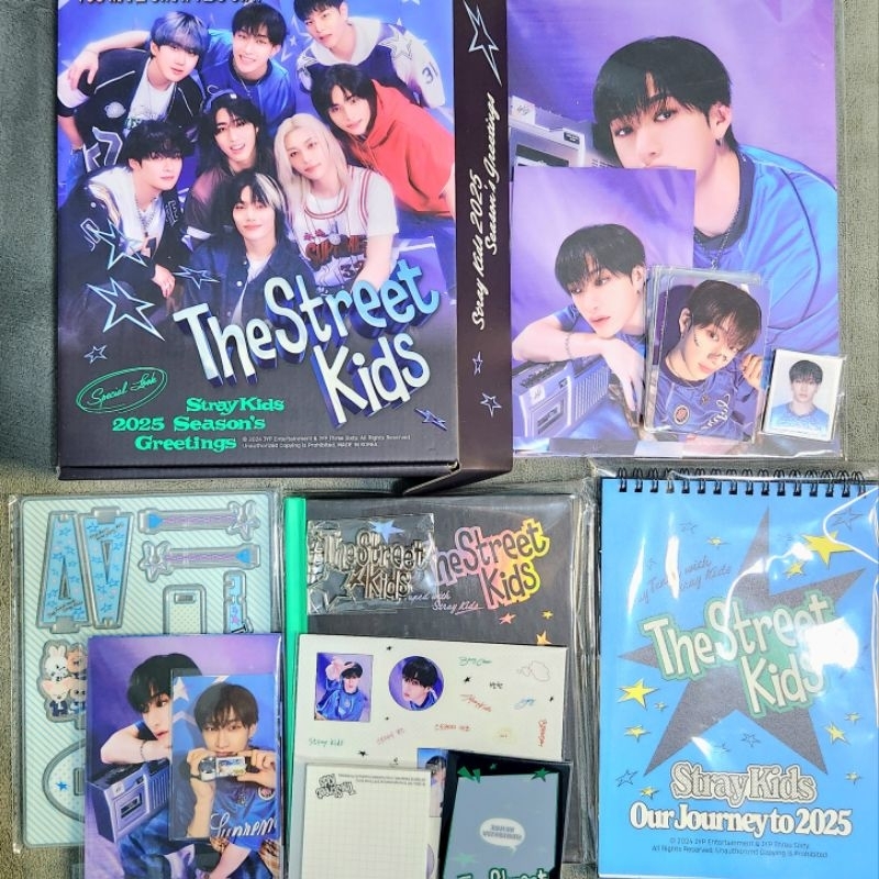 [SHARING] STRAY Kids Season's Greetings 2025 - The Street Kids / Diary/ Member set/ desk ...