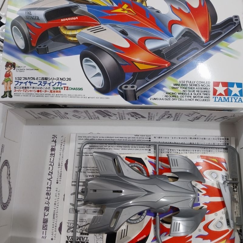 TAMIYA BODY FIRE STINGER + DECAL ORIGINAL | Shopee Malaysia