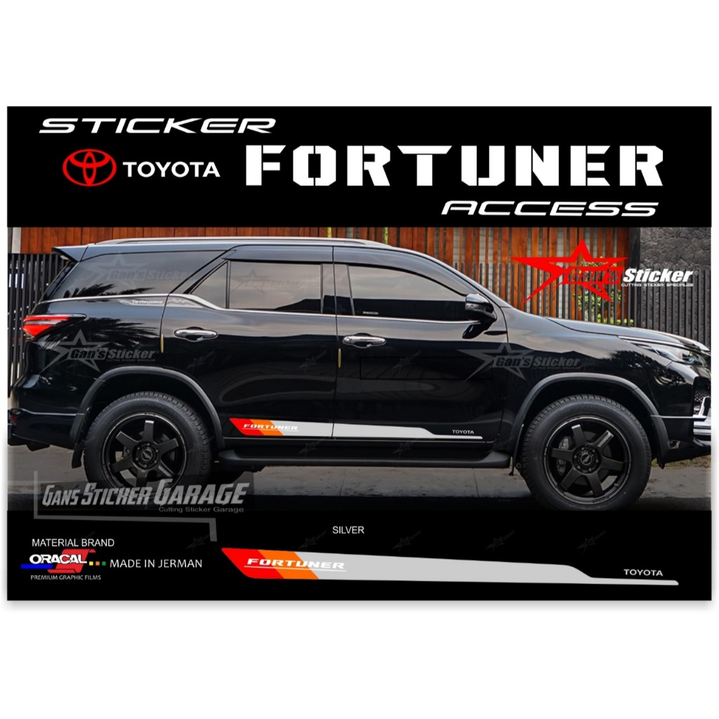 Toyota fortuner Access sticker toyota all new fortuner 2023 2024 ...