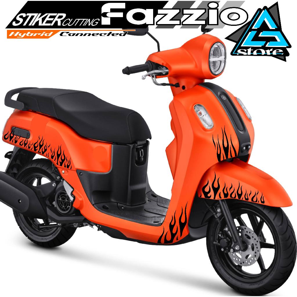 Cutting STICKER/DRIPPING FAZZIO/F.262/FAZZIO STICKER/FIRE MOTIF ...