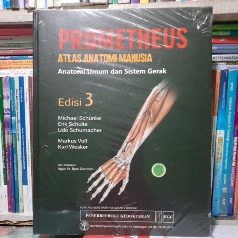 ORIGINAL PROMETHEUS ATLAS OF HUMAN ANATOMY, GENERAL ANATOMY AND MOIST ...