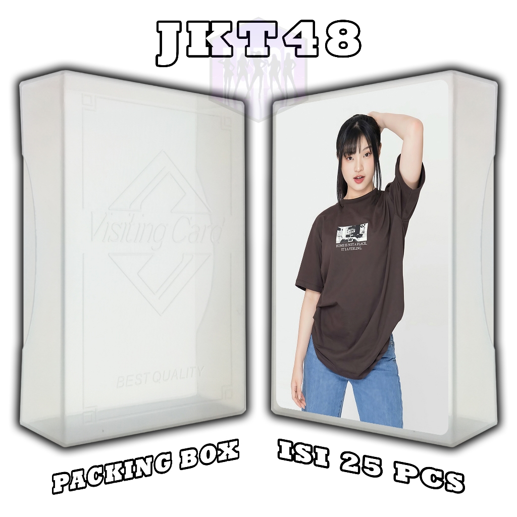 (CONTENTS 25pcs) PC JKT48 FANMADE PHOTOCARD JKT48 IMAGE 1 SIDE CHOICE ...
