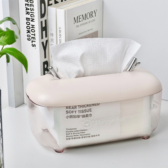 Living Room Aesthetic Tissue Box / Minimalist Transparent Tissue ...