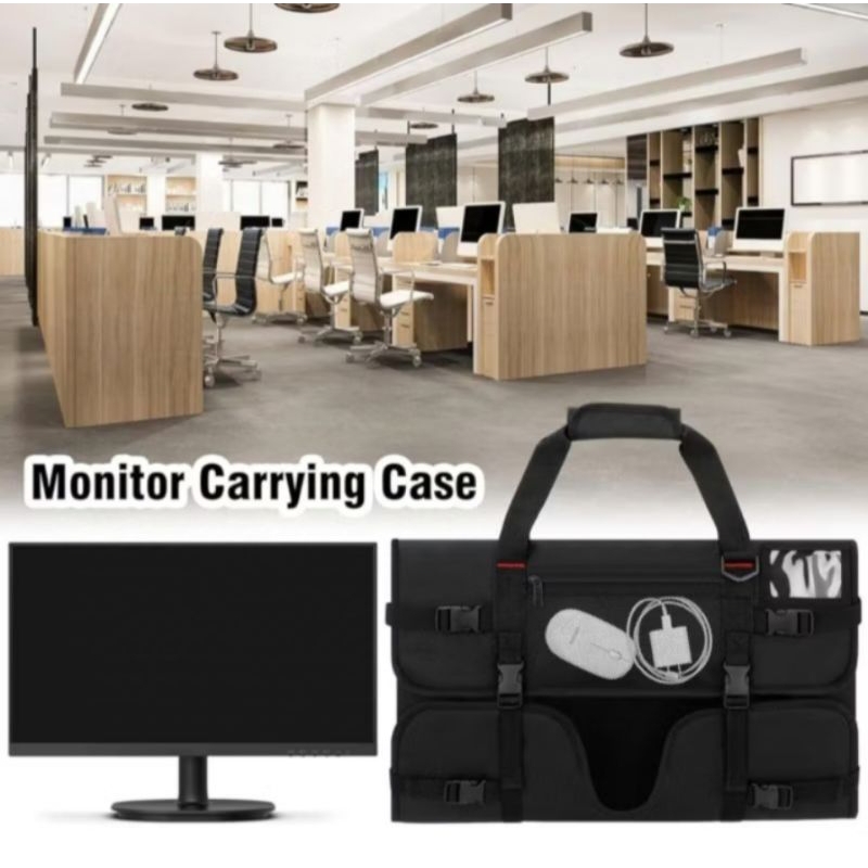 Monitor Bag Carrying Case Cover Bag 27 inch Monitor Bag Travel Bag Cpu ...