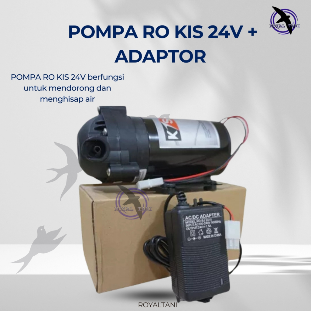 Kis 24v ro pump + 24v ro pump Adapter booster pump ro pump only pump ...