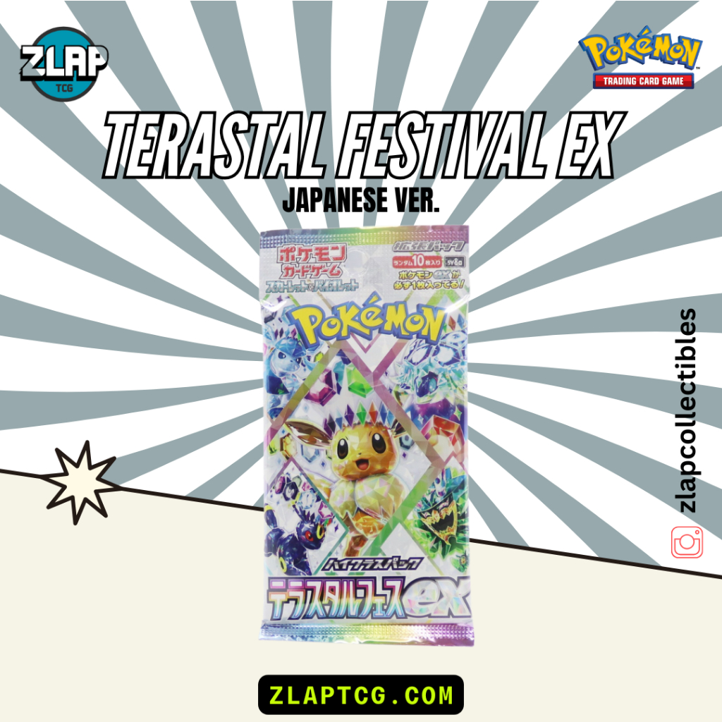 Terrace Festival Ex Booster Pack - Pokemon TCG Japan | Shopee Malaysia