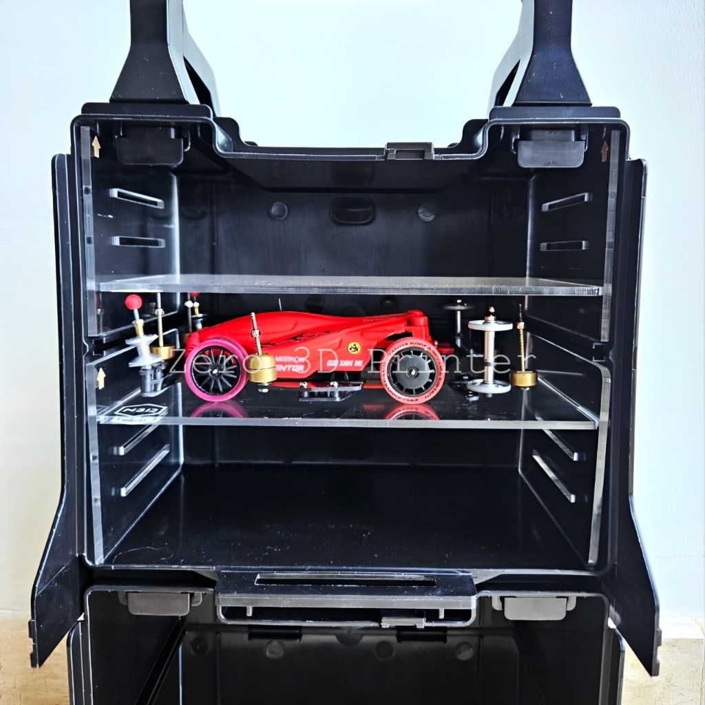 HITAM Tamiya Car Bulkhead Pitbox TMAC Asia Challenge 95671 Portable Pit ...