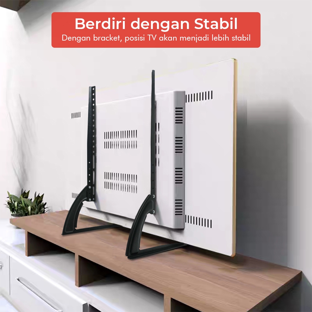 Universal Table TV Mount Bracket for LCD/LED/Plasma TV 32-75 Inch ...