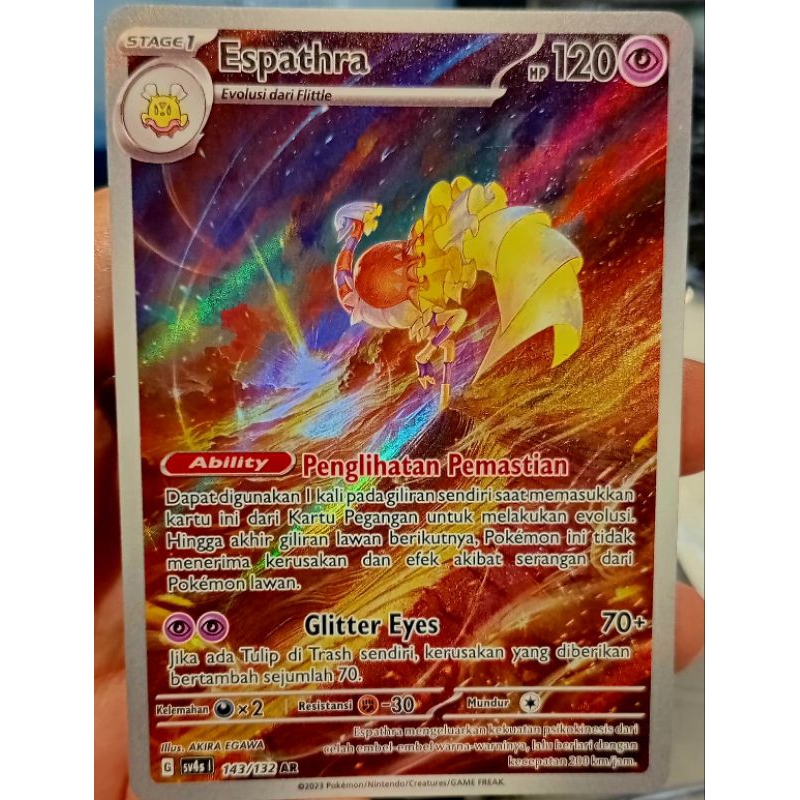 Pokemon ESPATHRA AR INDONESIA HOLO CARD | Shopee Malaysia