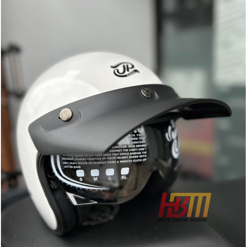 Retro Helmet JP SIGNATURE OPEN SOLID SNI Half Face Helmet | Shopee Malaysia
