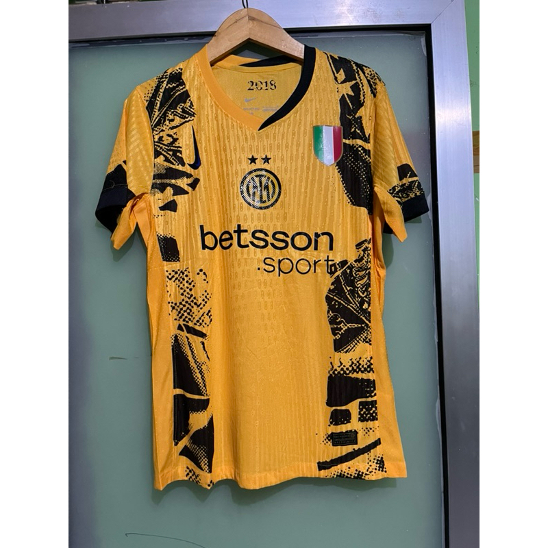 (PLAYER Issue) INTER FOOTBALL JERSEY 3rd THIRD PLAYER VERSION 2024 2025 ...