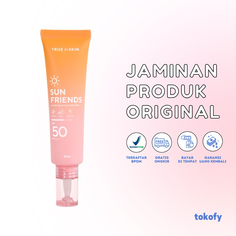 True to Skin Sunfriends Soothing Sunscreen Gel SPF 50 PA++++ 30gr ...