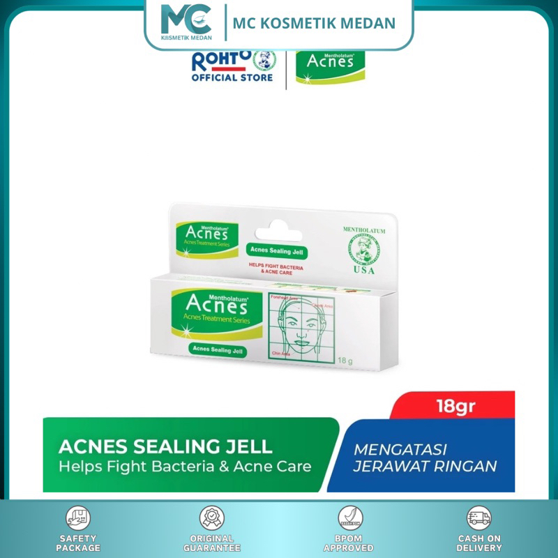 ACNES SEALING JELL KILLS BACTERIA & ACNE CARE-Moisturizing Gel Special ...