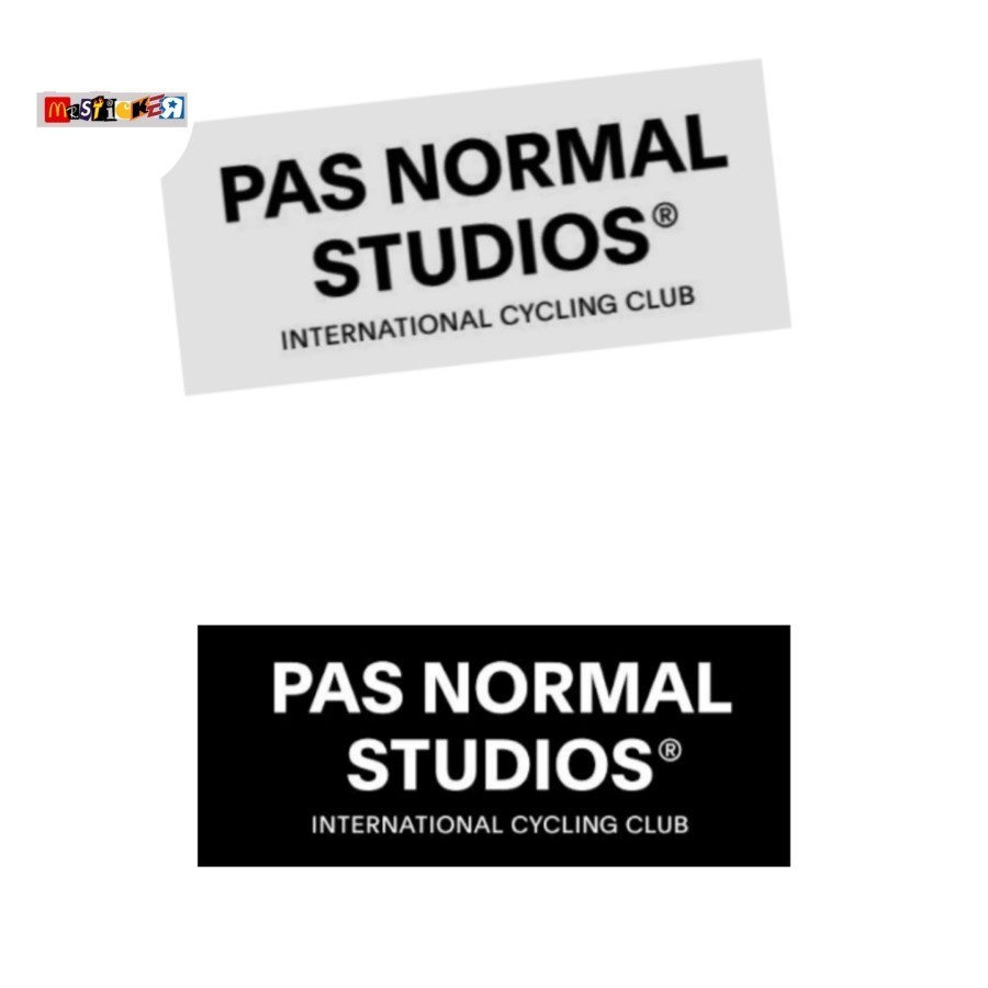 sticker Pas Normal Studios international cycling club logo stiker ...